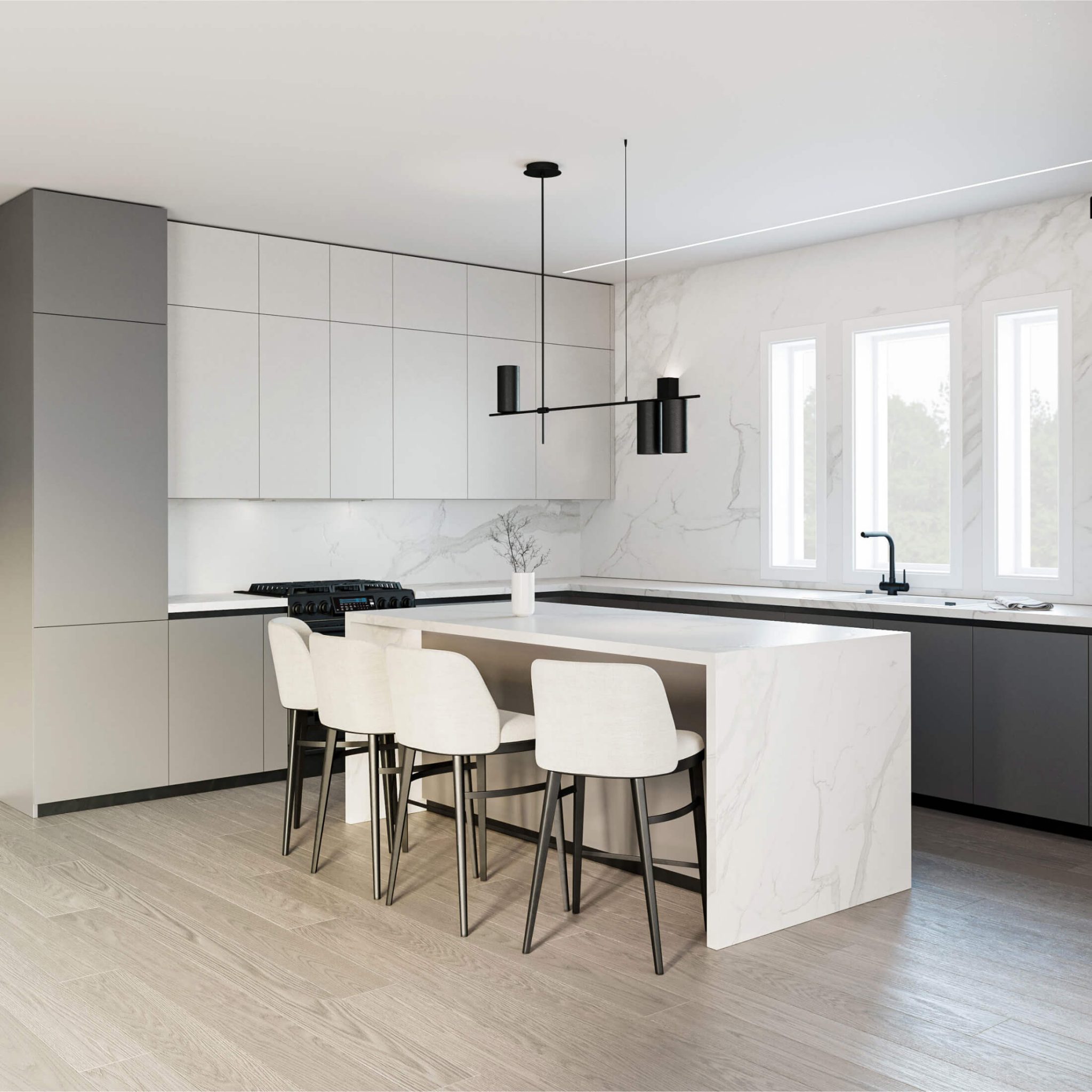 Raum Kitchens - Custom-made German cabinets.